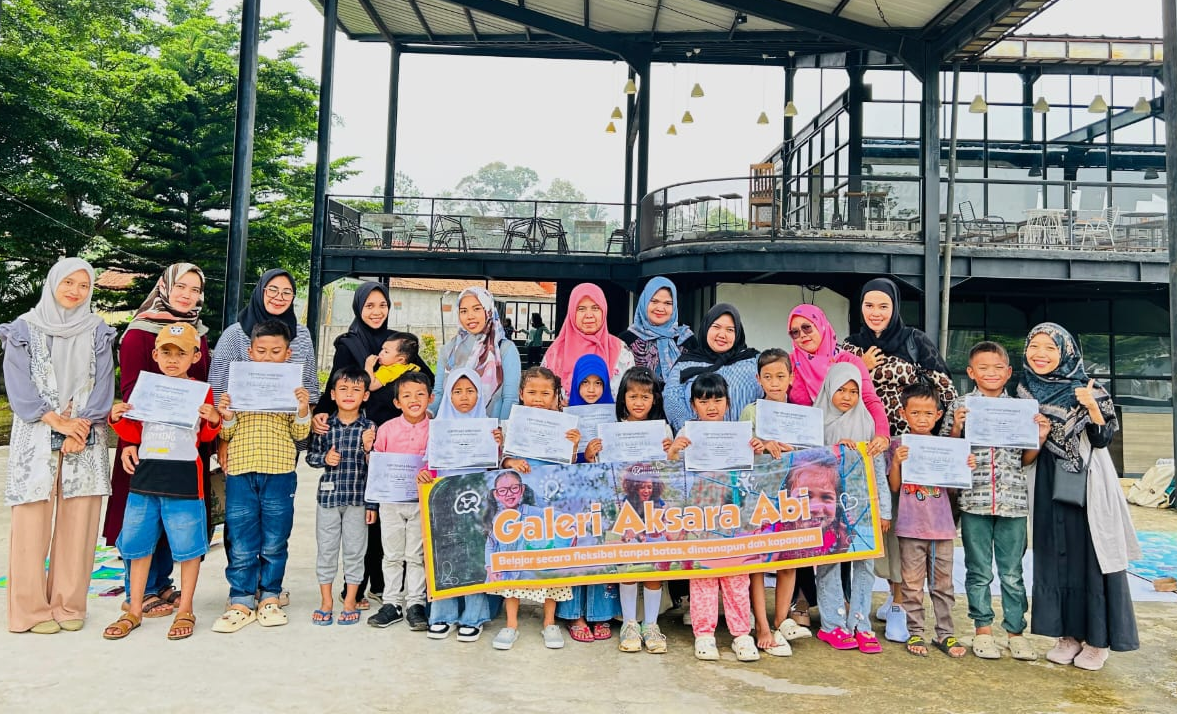 Libur Panjang Akhir Tahun, Gallery Aksara ABI Gelar Lomba Mewarnai di ...